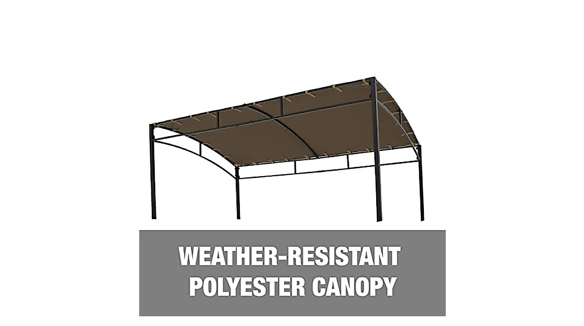 Bliss Hammocks Bliss Outdoors BCA-100 85in BBQ Grill Gazebo Canopy w ...