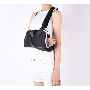 Solmyr Arm Sling, Support Strap for Dislocation & Sprains, Broken Fractured Arm Elbow Wrist,Adjustable Shoulder Rotator Cuff Support Brace Design, Adjustable Shoulder Rotator Cuff Support Brace
