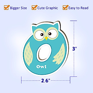 Coogam Magnetic Letters 26Pcs Jumbo ABC Alphabet Colorful Animal Shape Large Uppercase Fridge Magnets Educational Toy Set Learning Spelling Games for Kids 3 4 5 Years Old