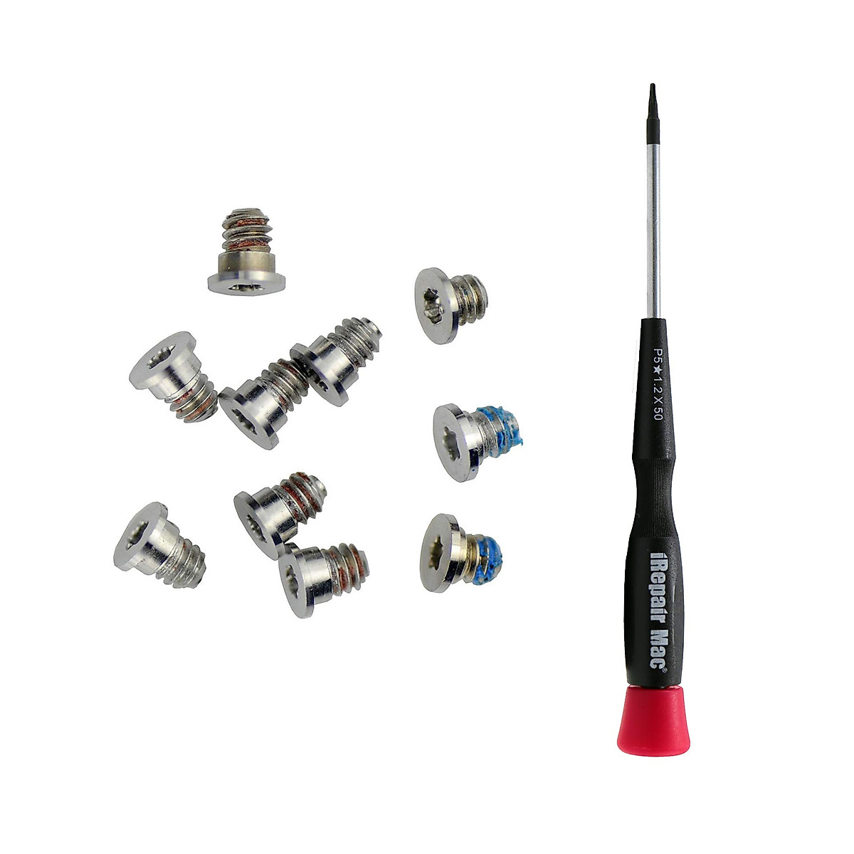 Bottom Case Screw Set and Pentalobe Screwdriver for MacBook Retina 13" (A1425, A1502) and 15" (A1398)