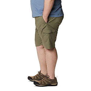 Columbia Mens Brentyn Trail Cargo Hiking Shorts, Stone Green, 50x8 US
