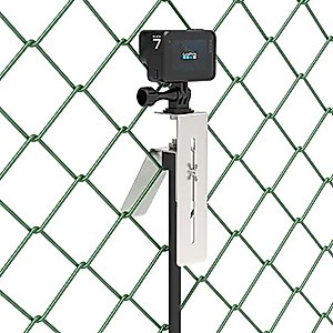 High Angle Fence Mount for GoPro Baseball Phone- Shooting from Height - Backstop Camera Fence Mount for Recording Baseball,Softball and Tennis Games