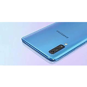 Samsung Galaxy A70 (128GB, 6GB RAM) 6.7" in-Screen Fingerprint, 25W Super-Fast Charger, US + Global 4G LTE GSM Unlocked International Model A705MN/DS (Blue, 128GB + 128GB SD + Case Bundle)