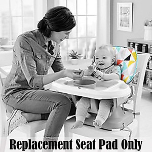 Replacement Seat Pad/Cushion / Cover for Fisher-Price SpaceSaver High Chair (FLG95 Multi Triangles)
