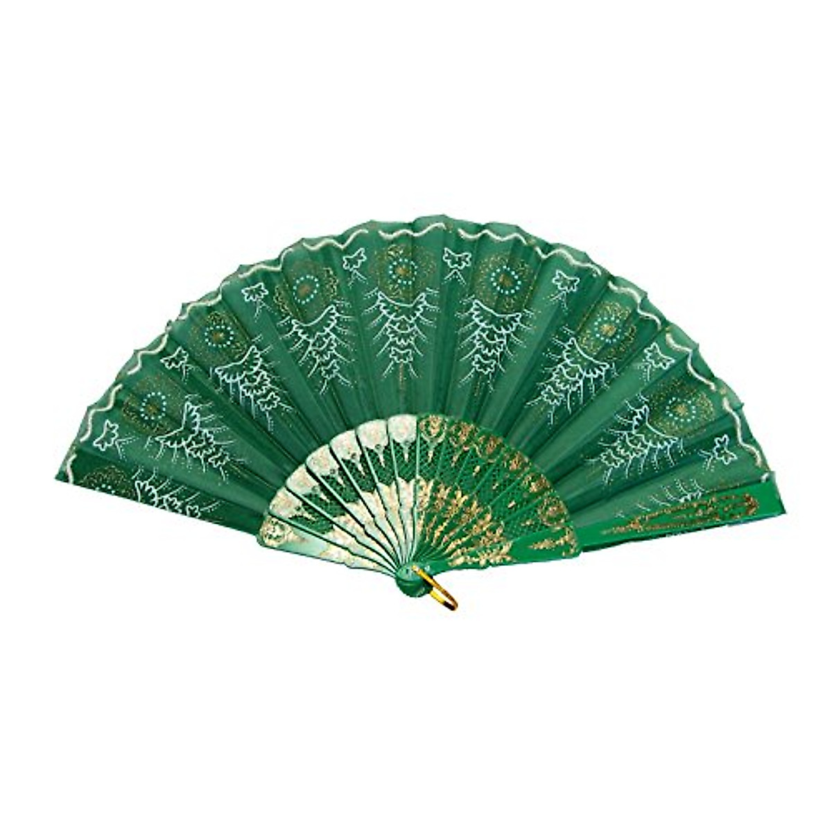 Feng Shui Import Green Hand Fan