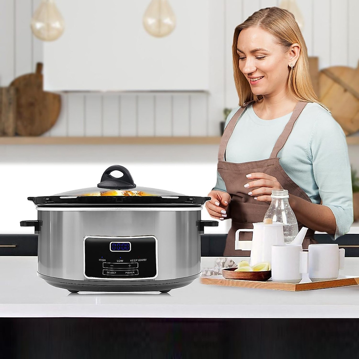 Universal Pot Lid Replacement Knob Replacement Lid for Crockpot rival Pan Lid Hoding Handles Replacement Compatible with Kitchen Cookware Casserole Glass Saucepan (1 Pack)