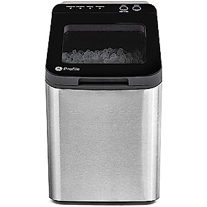 GE Profile Opal 1.0 Nugget Ice Maker| Countertop Pebble Ice Maker | Portable Ice Machine Makes up to 34 lbs. of Ice Per Day | Stainless Steel Finish