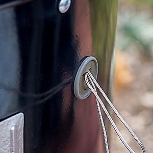 Weber 18-inch Smokey Mountain Cooker, Charcoal Smoker,Black