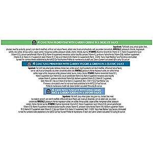 Purina Fancy Feast Wet Cat Food Variety Pack, Medleys Tuna Collection With Garden Greens in Sauce - (12) 3 oz. Cans