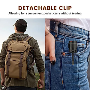 EOWCO UV Flashlight 365nm & 395nm, Ultraviolet Black Light Flashlights, Handheld Zoomable Blacklight Torch Wood's Lamp, Detector for Pet Urine Dry Stains, Resin Curing, Rocks, Scorpions Finder