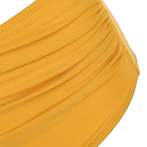 SevenDwarf Women's Sun Stars Moon Flounce High Waisted Tankini Swimsuit