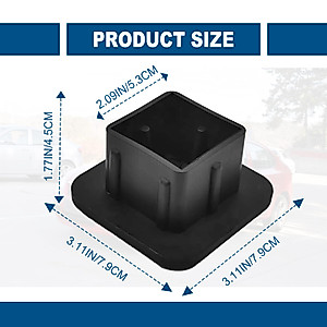 1 PC Trailer Hook Dust Proof Plug, USA American Metal Flag Trailer Hitch Cover Tube Plug, Heavy Duty Trailer Hitch Tube Cover, Car Accessories, Suitable for Most Cars and Trailers (Red)