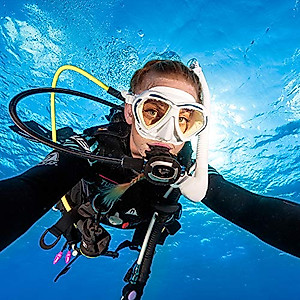 TUSA M-2001 Paragon Scuba Diving Mask, Black/Black