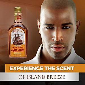 Clubman Pinaud Virgin Island Bay Rum Shave Cologne, After Shave Fragrance, 6 fl oz
