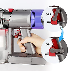 Fullclean Extension Flexible Hose and Trigger Lock Compatible with Dyson Gen 5 V15 V12 V11 V10 V7 V8 Absolute Detect Torque Drive Cyclone Cordless Handheld Vacuum Cleaner(Not for Outsize)