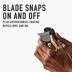 Beard Trimmer + T-Blade Bundle By Bevel - Clippers for Men, Cordless, Rechargeable, Tool-free Zero Gap Dial, High Power, 8 Hour Battery Life, 6 Month Standby