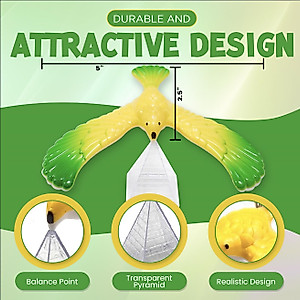 SENSORY4U Balancing Bird Set - One Dozen Party Pack Balance Birds - School Treasure Box or Party Favors Gifts for Kids - Physics Game Fine Motor Skills Toys.