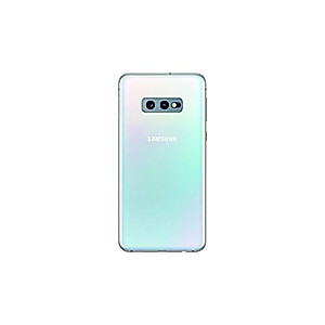 Samsung Galaxy S10e (128GB, 6GB) 5.8" AMOLED, Snapdragon 855, 4G LTE Fully Unlocked (AT&T, Verizon, T-Mobile, GoogleFi) G970U (Fast Car Charger Bundle, Prism White)