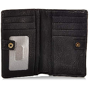 Fossil Women's Liza Leather Wallet Multifunction, Black (Model: SL7986001)