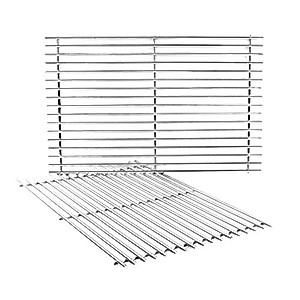 DELSbbq 7528 Stainless Steel Cooking Grates Replacement for Weber Genesis E and S Series 300 E310 E320 S310 S320 Gas Grills,19.5 inch #304 Stainless Steel