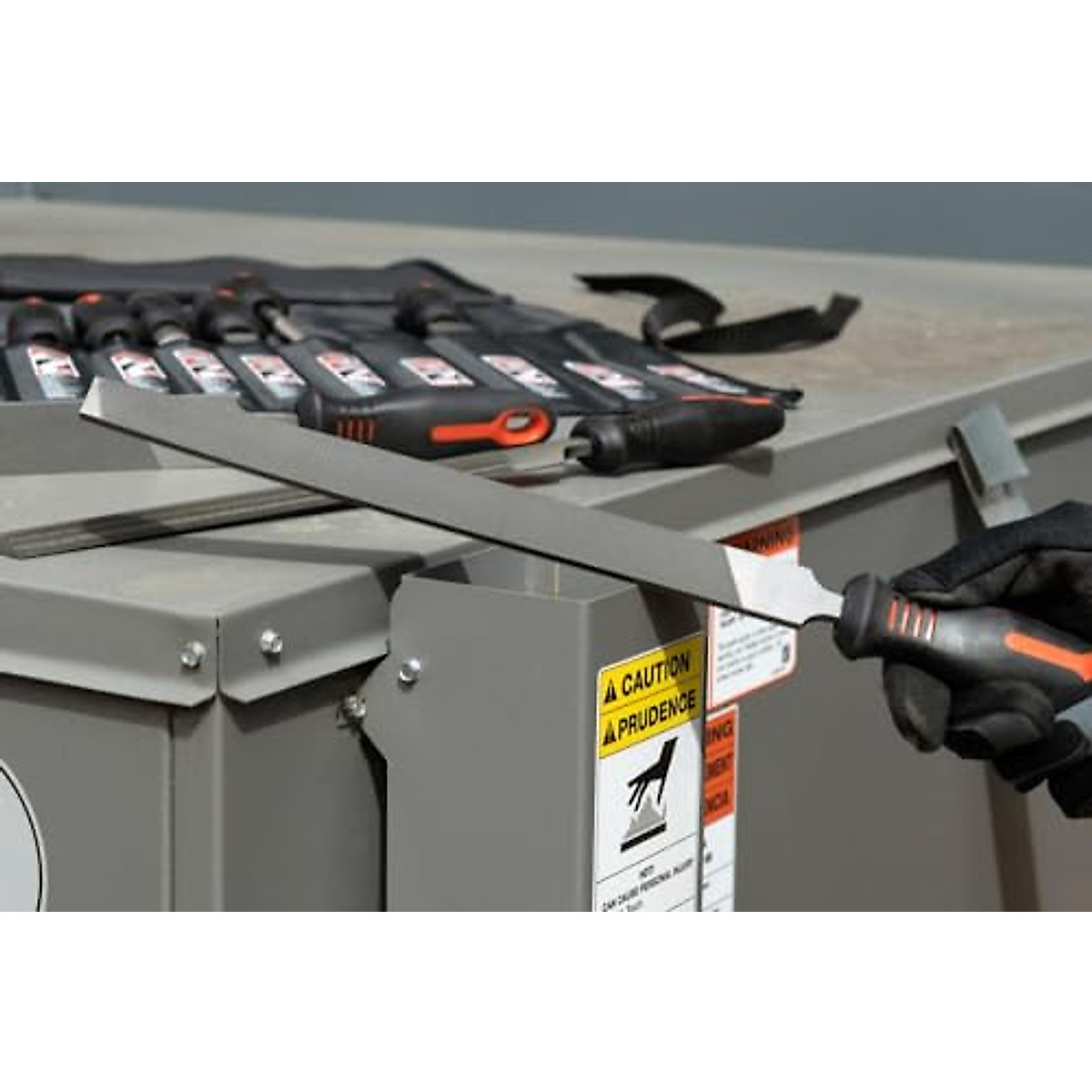 Nicholson 9 Pc. 6", 8", 10" & 12" Maintenance File Set with Ergonomic Handles - 22030HNNN, Multicolor, One Size