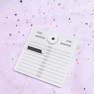 HERSQUEEN 2-in-1 Eyelash Extensions Adhesive Glue Pallet Holder With Jade Stone Acrylic Lash Tile Hand Plate Lash Pallet White Lash Tray Holder Display