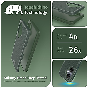 TUDIA DualShield Merge Grip Phone Case for OnePlus Nord N30 5G 2023 - Dual Layer, Shockproof, Military Grade, Slim, Non-Slip Heavy Duty Protective Phone Case - Protector Phone Cover - Pine Green