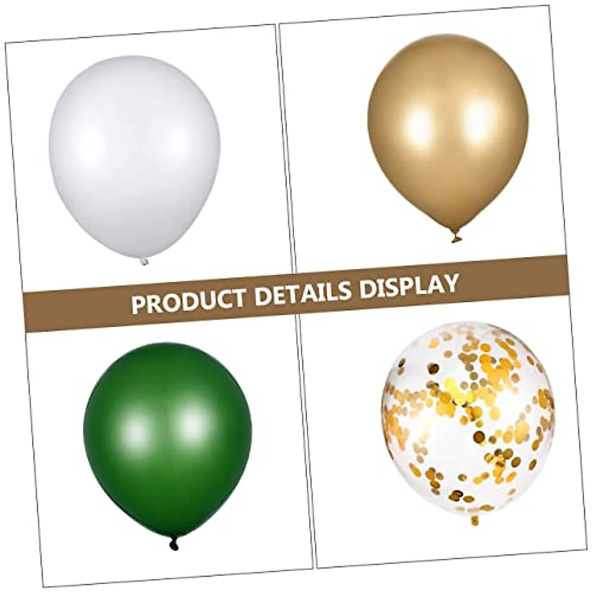 Abaodam 1 Set balloon suit happy birthday ballons green garland decor latex balloons birthday balloon platinum Balloon for Party emulsion Latex Balloon Kit banquet