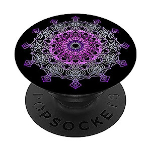 Purple Mandala PopSockets Standard PopGrip