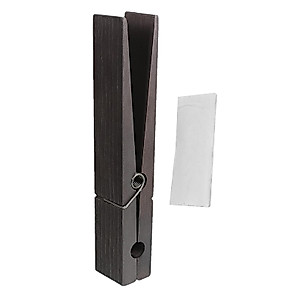 Clothespin, Giant Wooden Clothespin Towel Holder Large Bathroom Towel Holder Clips with Spring Clothes Clips with Adhesive for Wall Bathroom Laundry Room Nursery Kitchen Decor