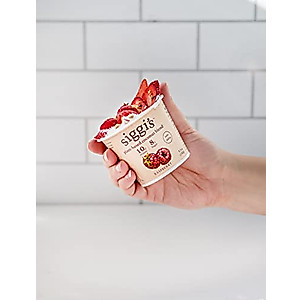 siggi's Plant-Based Coconut Blend, Raspberry, 5.3 oz. Cup – Single Serving Dairy Free Snack, More Protein Than Sugar