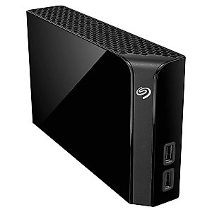 Seagate Backup Plus Hub 8TB Desktop Hard Drive w/Rescue Data Recovery Services