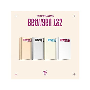Dreamus TWICE - BETWEEN 1&2 11th Mini Album+Pre-Order Benefit+Folded Poster (Cryptography ver.), JYPK1452
