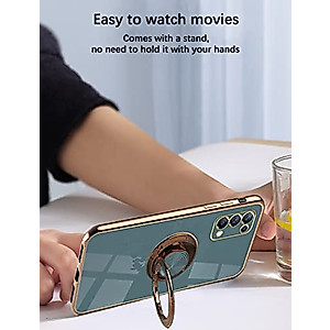 Shockproof Phone Case for Oppo Reno 6 Pro Plus 5g Pink, Oppo Reno 6 Pro Plus Case Holder, Phone Oppo Reno 6 Pro Cases (Snapdragon) Silicone TPU (Oppo Reno 6 Pro Plus 5g, Blue)