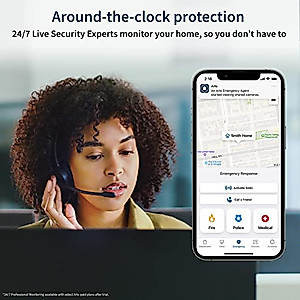 Arlo Home Security System - Wired Keypad Sensor Hub, (5) 8-in-1 Sensors, Yard Sign, 24/7 Professional Monitoring- No Contract Required, DIY Installation, Alarm System for Home Security - SS1501