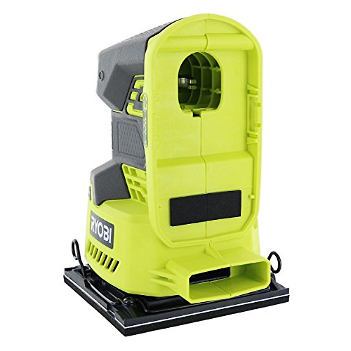 Ryobi P440 One+ 18V Lithium Ion 12,000 RPM 1/4 Sheet Palm Sander w/ Onboard Dust Bag and Included Sanding Pads (Battery Not Included, Power Tool Only)