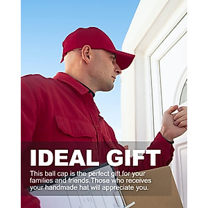 Zylioo XXL 100% Cotton Baseball Cap Hat,Oversized Structured Fitted Cap,Adjustable Size Dad Cap for Big Heads 60cm-65cm