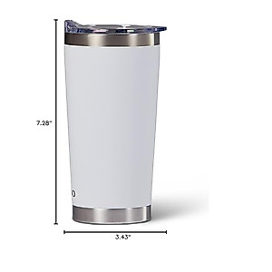 Igloo White 20 OZ Stainless Steel Tumbler