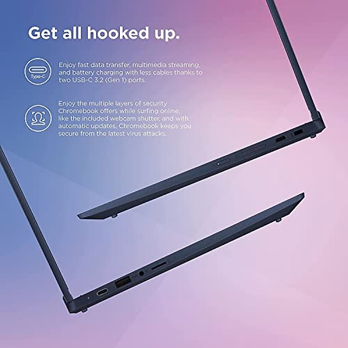 Lenovo Flex 5i Flagship Chromebook 13.3" FHD 2-in-1 Touchscreen Laptop, Intel Core i3-1115G4 (Up to 4.1GHz, Beats i5-1035G7), 8GB RAM, 192GB Storage(128GB SSD + 64GB SDCard), WiFi, Chrome OS, Blue