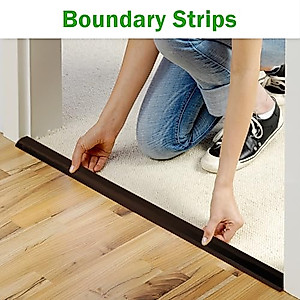 Yonice 16 Feet Boundary Strips Magnetic Tape Markers Compatible for Neato Shark ION Robot Vacuum Cleaner,Magnetic Botboundary Strips Bot Boundary