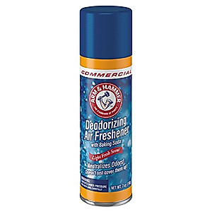 Arm & Hammer 3320094170 Baking Soda Air Freshener, Aerosol, Light Fresh Scent, 7oz