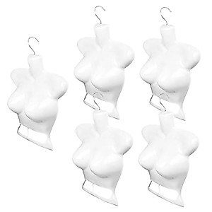 Zerodeko 20 pcs Mannequin Hanger Torso Clothing Display Clothing Display Rack Sewing Mannequin Manikin Body Female Mannequin Model Mannequin Body Coat Hangers Woman Plastic Underwear Girl