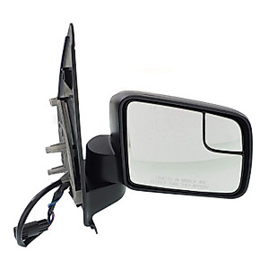 Kool Vue Passenger Side Power Mirror for Ford Transit Connect 2011-2013 With Spotter Glass Textured Built From October 4 2010