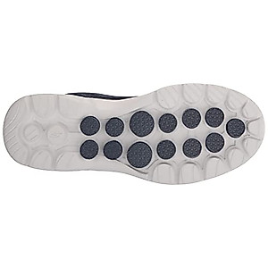 Skechers Women's GO Walk 6-Bold Vision Sneaker, Navy/White, 6