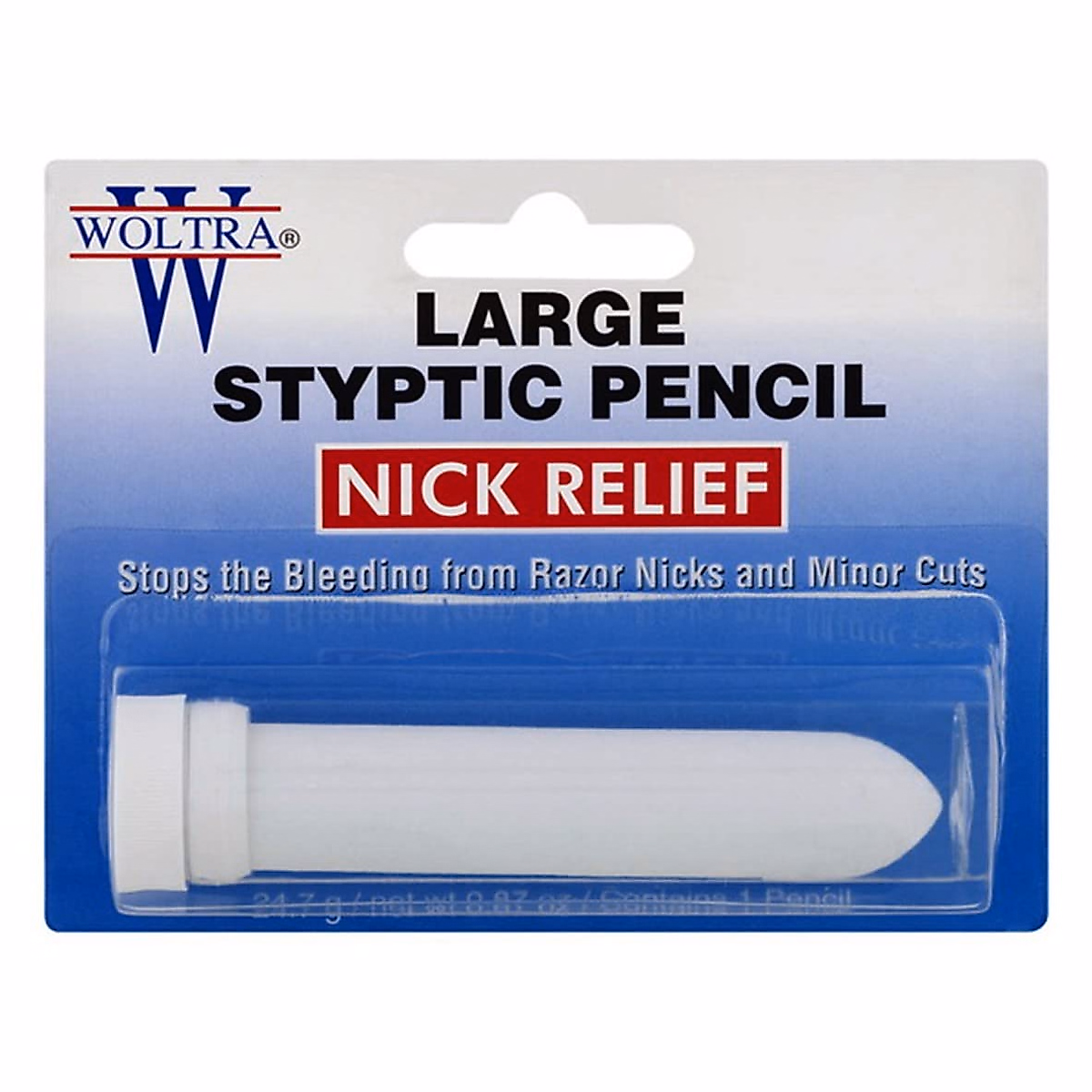 Woltra Nick Relief Large Styptic Pencil, 0.875 oz