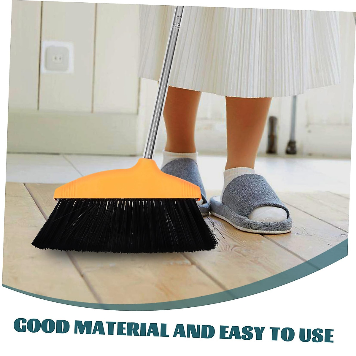 Amosfun Broom Garbage Sweeping Tools Stainless Steel