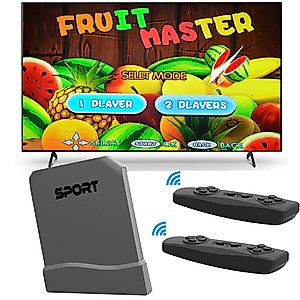 Great Boy 32 Bit TV Video Game Center for Kids with Build in 30 Somatic Games and 30 Wireless Controller Puzzle Casual Games Toy Birthday for Boys Girls (TV Games)