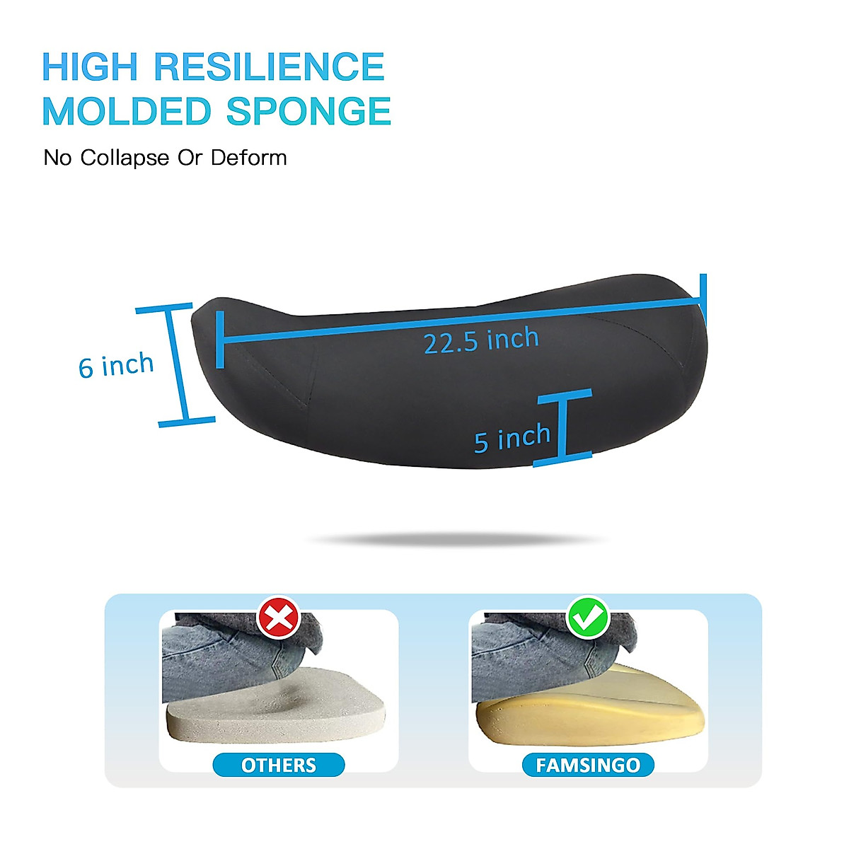 FAMSINGO Ergonomic Mesh Office Chair, High Back Comfortable Desk Chair with Adjustable Lumbar Support, Headrest and Flip-up arms, Wide Memory Foam Seat, Executive Swivel Chair(Black)