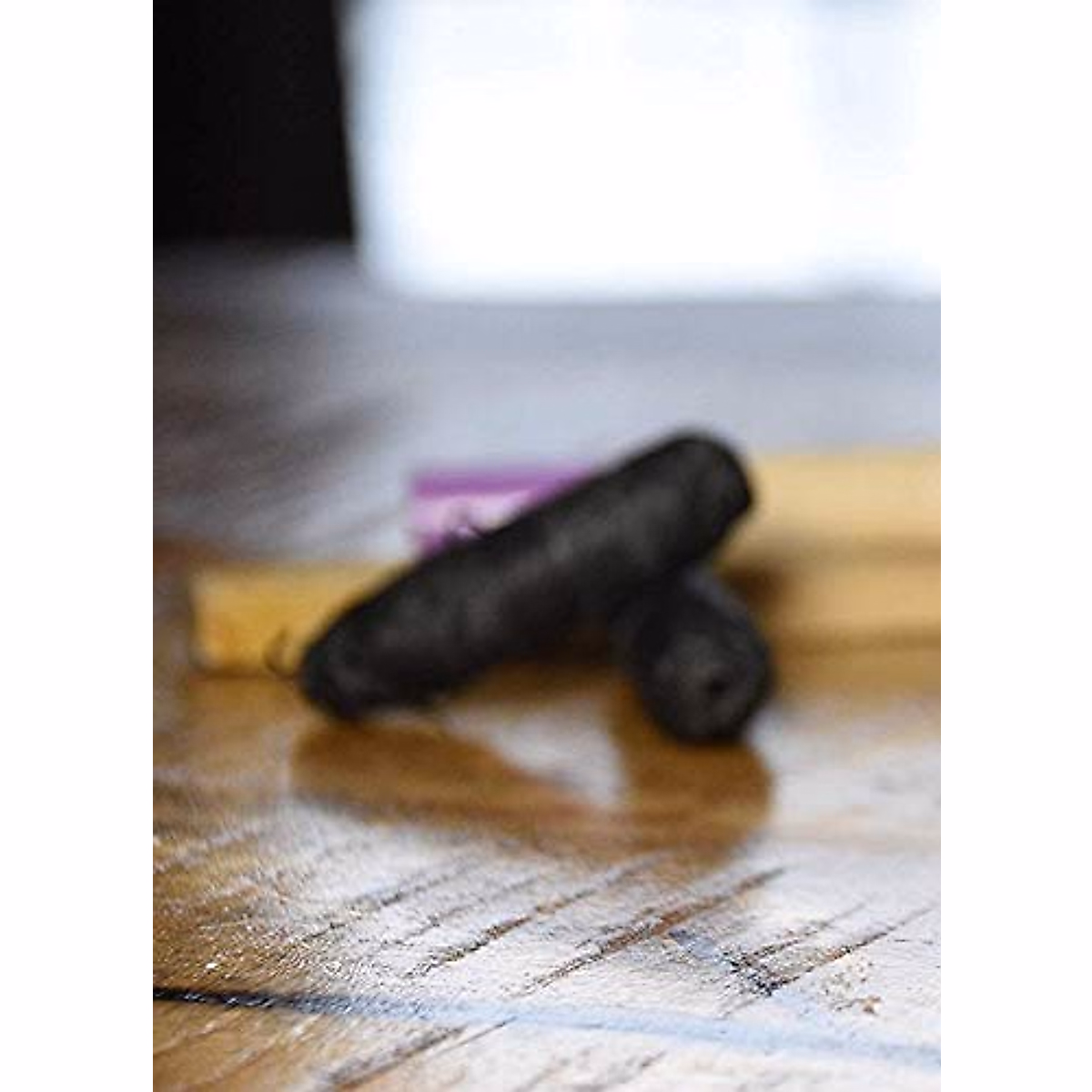 Organic Vegan Bamboo Charcoal Dental Floss X 3 Refill Pack by LILU | with Tea Tree and Peppermint Essential Oils | 3 X 100ft 33m Naturally Waxed | Eco-Friendly Zero Waste