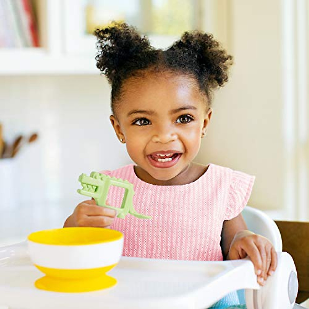 Munchkin® The Baby Toon™ Silicone Teether Spoon, Alligator (As Seen On Shark Tank)